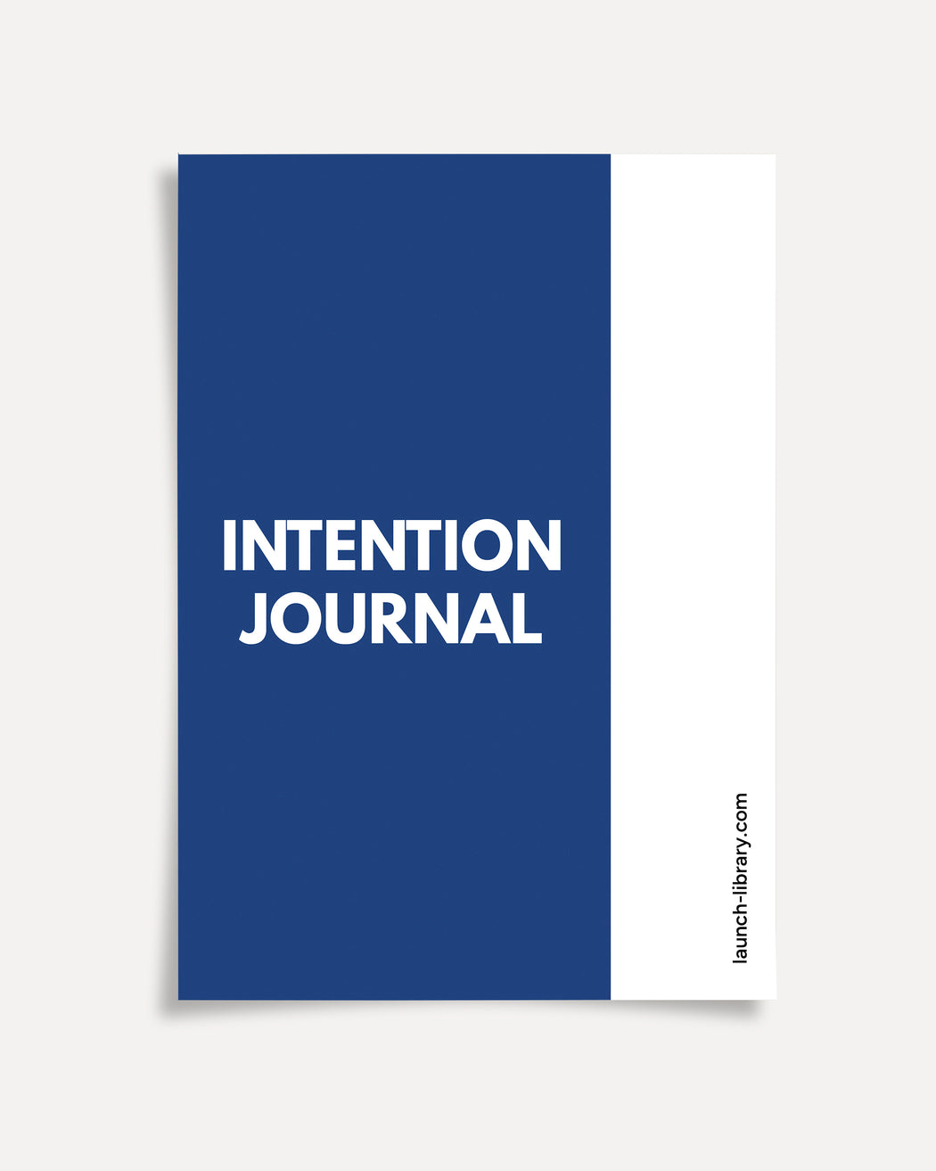 Intention Journal | Launch Library