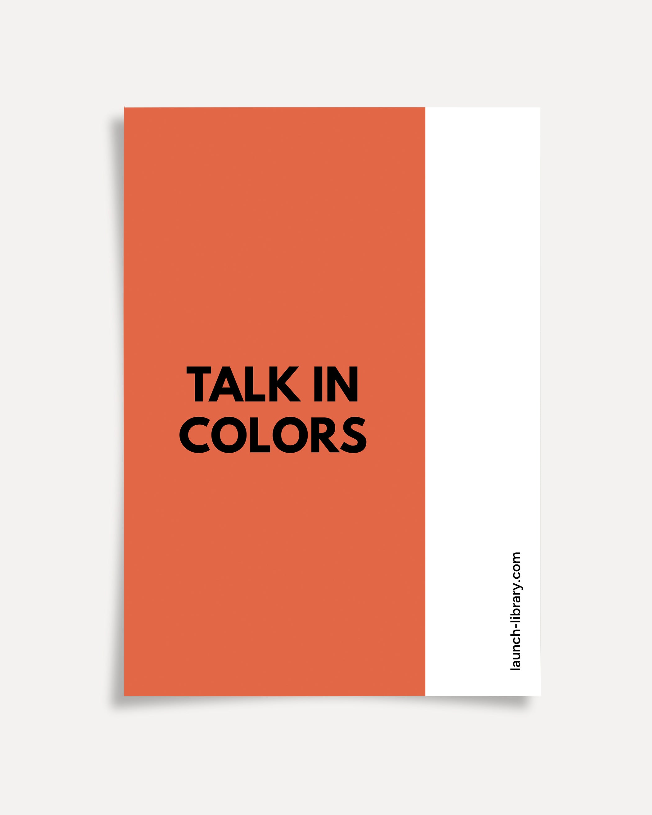 Talk in Colors | Launch Library